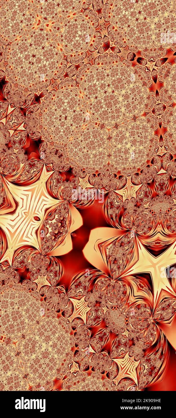 Abstract Computer generated Fractal design. A fractal is a never-ending ...