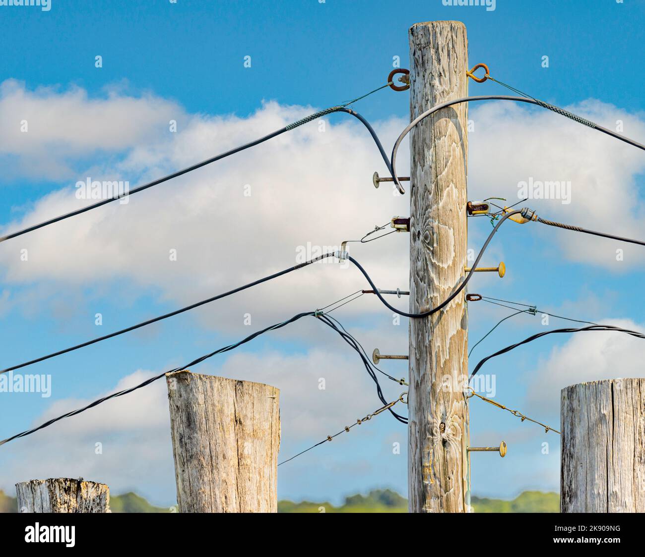 Utility pole electric power hi-res stock photography and images - Alamy