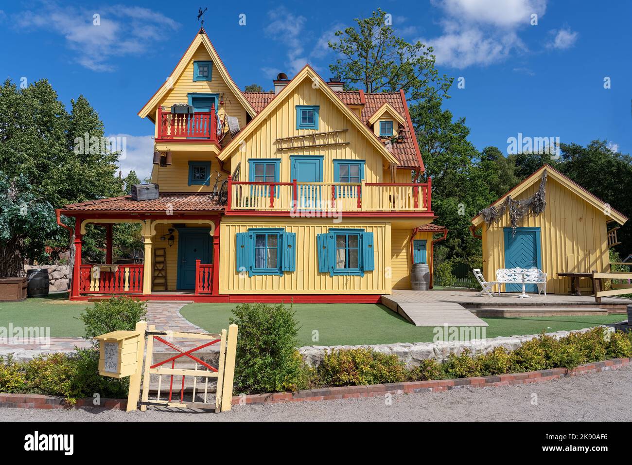 The Villekulla Cottage (Pippi Longstocking's house) in the "Astrid ...