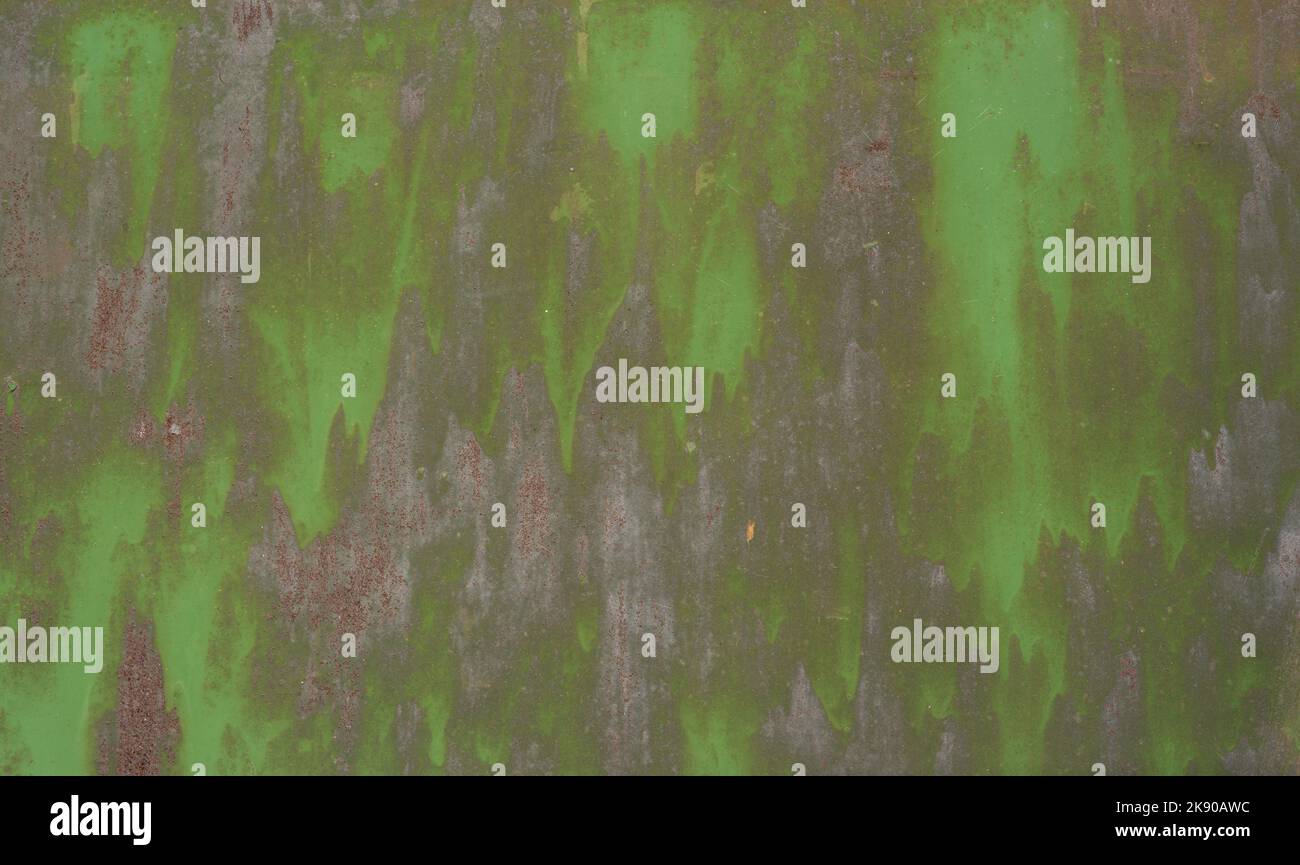 Green and rusty metal texture Stock Photo - Alamy
