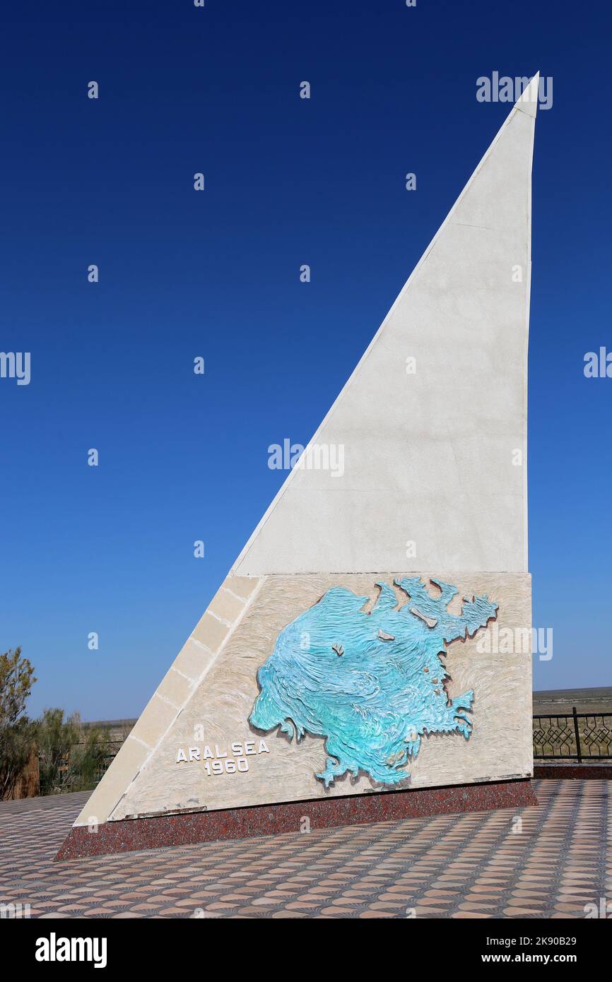 Aral Sea Memorial, Moynaq, Karakalpakstan Autonomous Republic ...