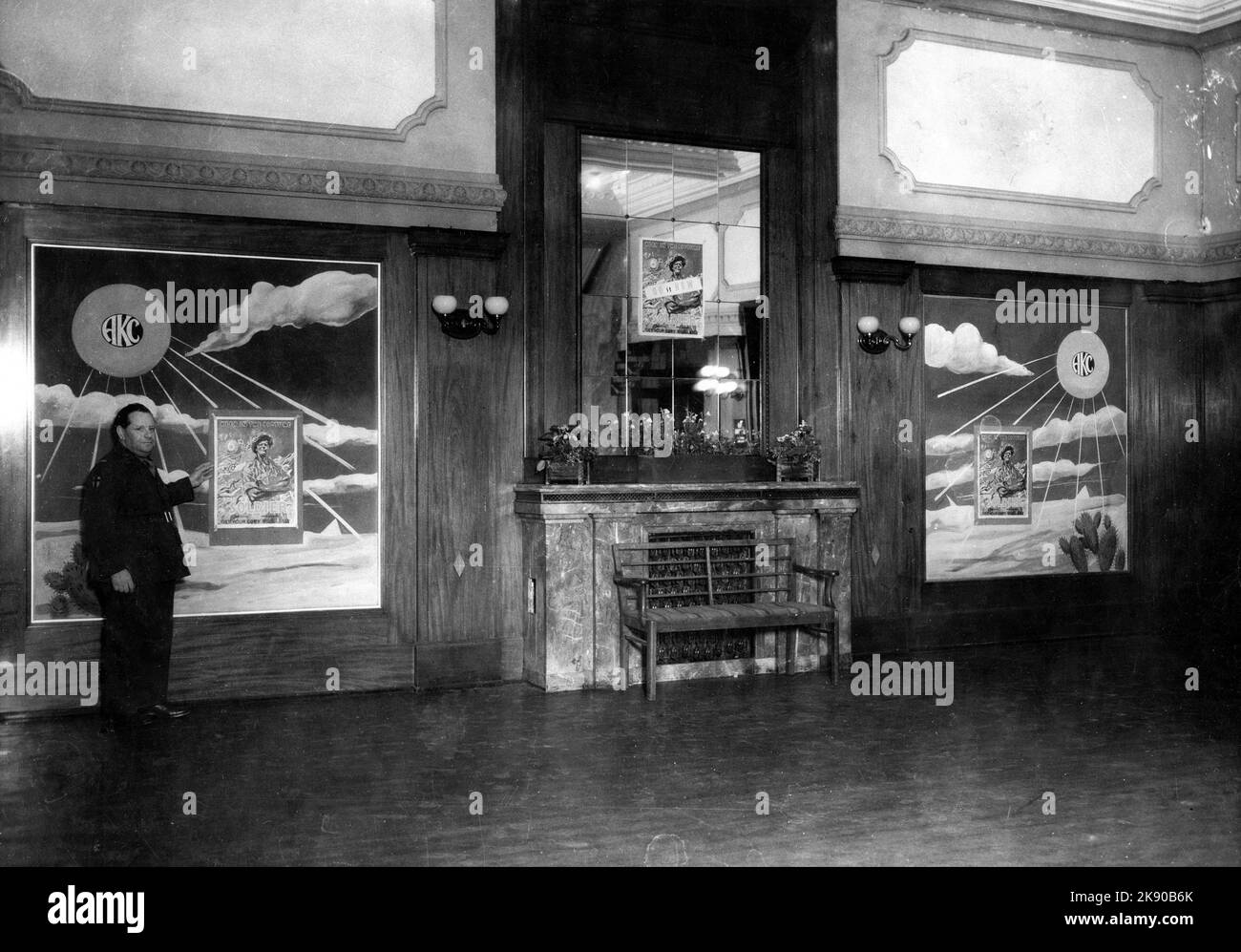 Unidentified Interior Lobby Area in Military Cinema A.K.C. (ARMY KINEMA ...