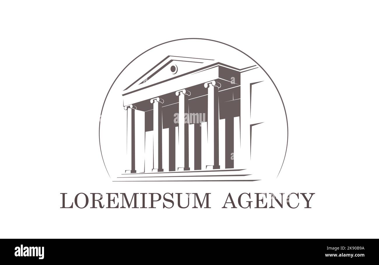 Circle of columns Stock Vector Images - Alamy