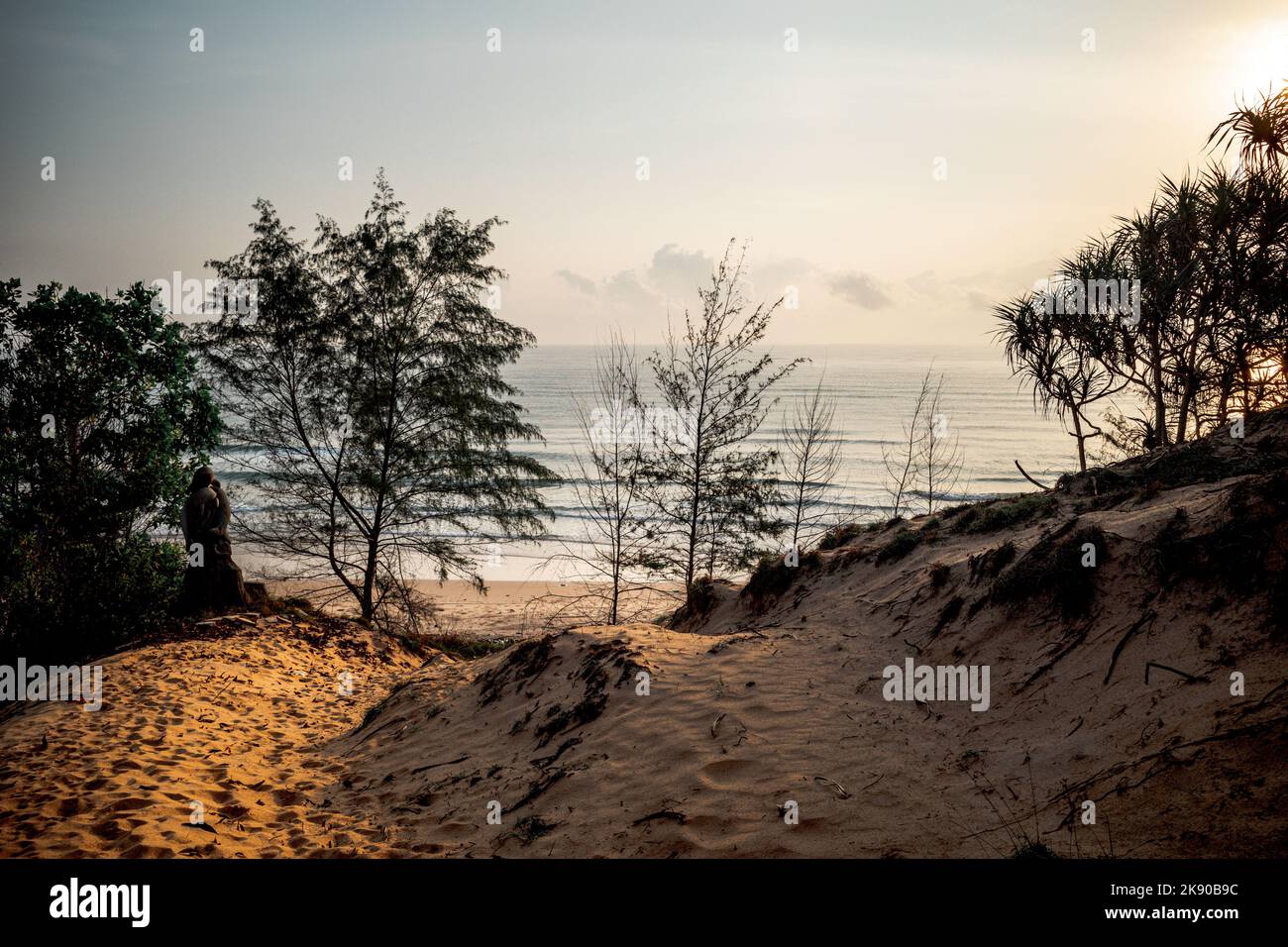 Sand Dunes view in Chumphon Thailand Stock Photo - Alamy