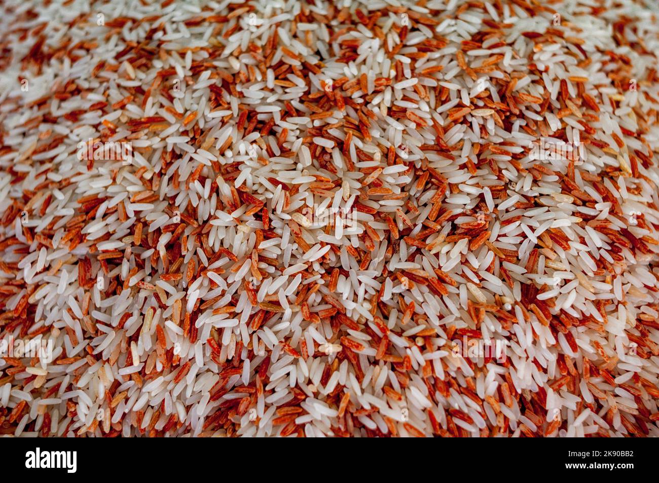 Closeup shot pile white rice hi-res stock photography and images - Alamy
