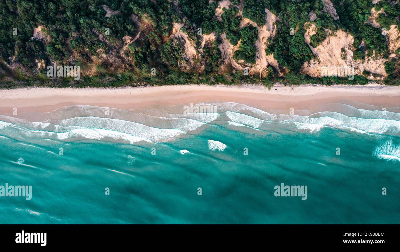 Aerial view of the Sand dunes in Chumphon, South Thailand Stock Photo ...