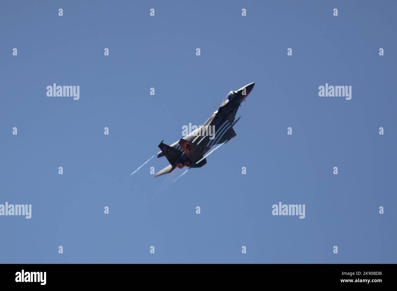 A Jet Fighter at the airshow in Kingsley Field Air Base, Klamath Falls ...