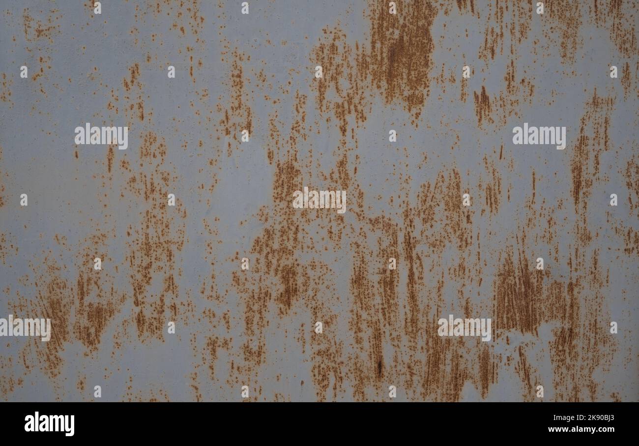 Rusty metal texture on gray background Stock Photo - Alamy