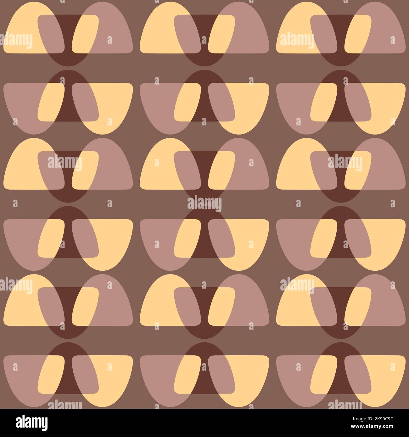 Simple and elegant rounded abstract ornament will decorate any surface ...