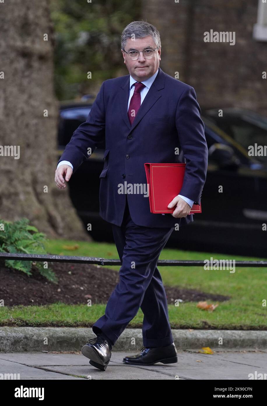 File photo dated 18/10/2022 of Robert Buckland who is leaving as Welsh ...