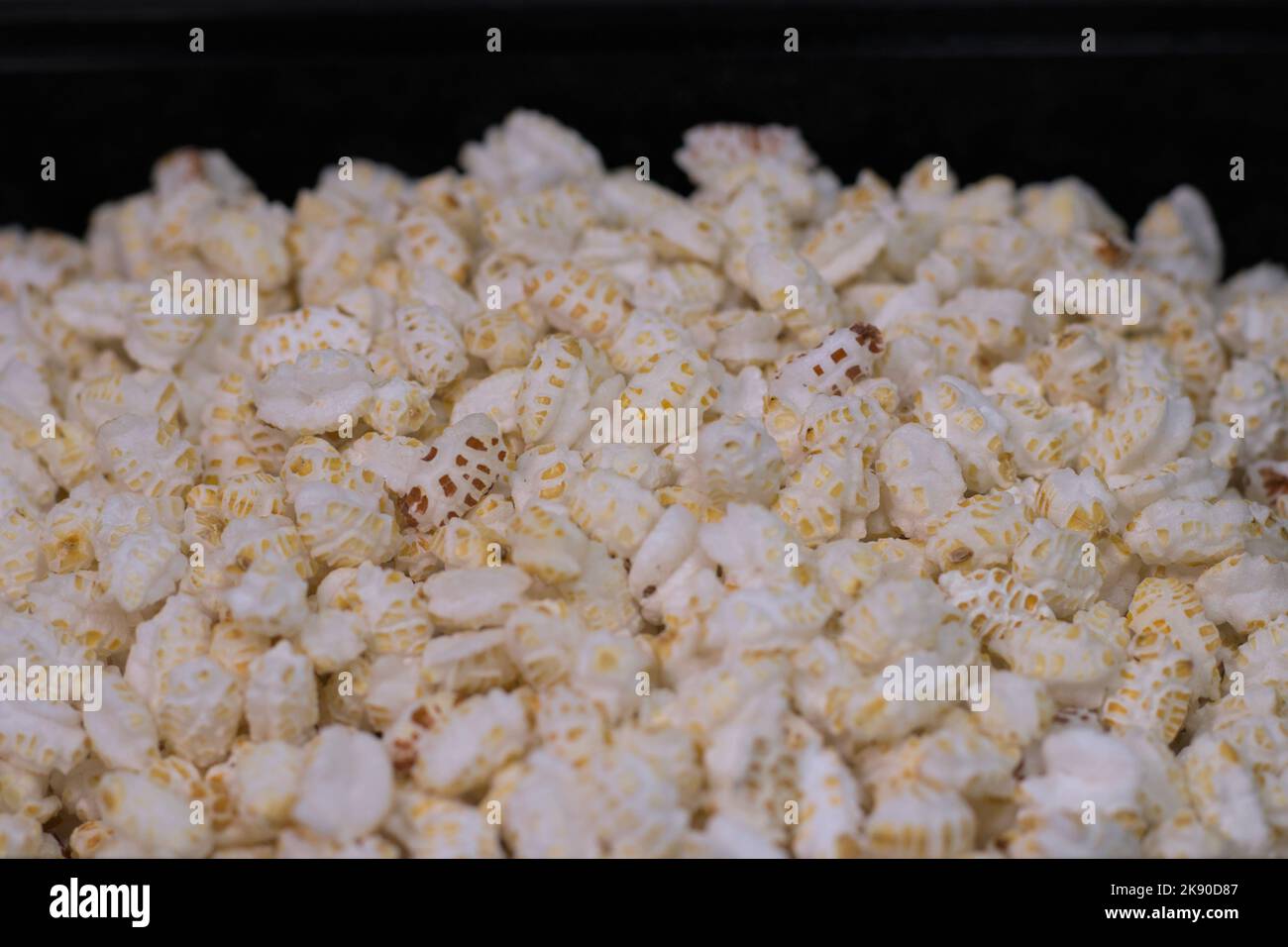 Khoi or Puffed rice. Derivative of rice.Traditional Bengali food ...