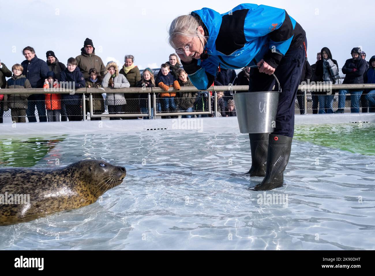 The Netherlands, Texel, 2022-02-25. Ecomare is a Dutch oceanographic ...