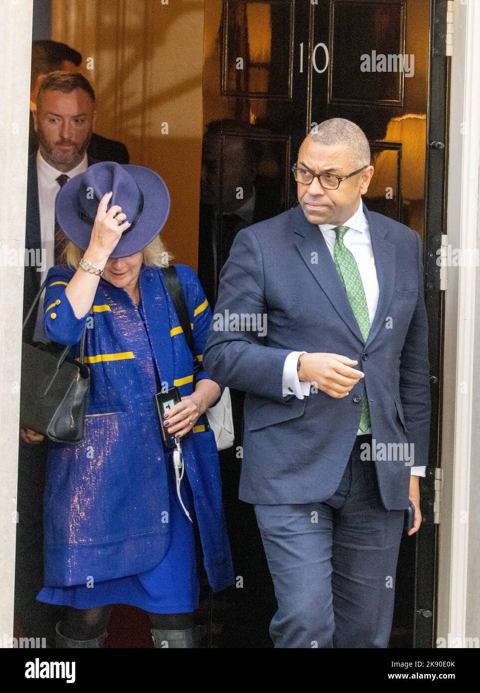 London, UK. 25th Oct, 2022. James Cleverly, Foreign Secretary, leaves ...
