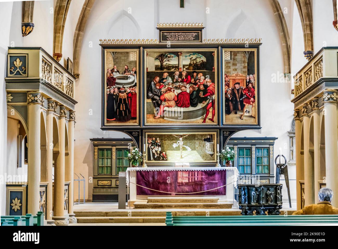 Old town mention church hi-res stock photography and images - Alamy