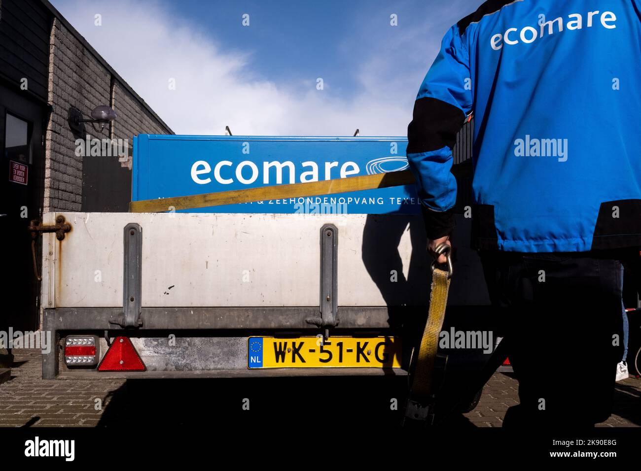 The Netherlands, Texel, 2022-02-25. Ecomare is a Dutch oceanographic ...