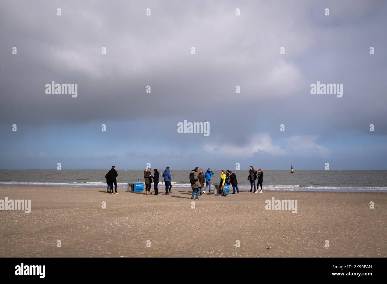 The Netherlands, Texel, 2022-02-25. Ecomare is a Dutch oceanographic ...
