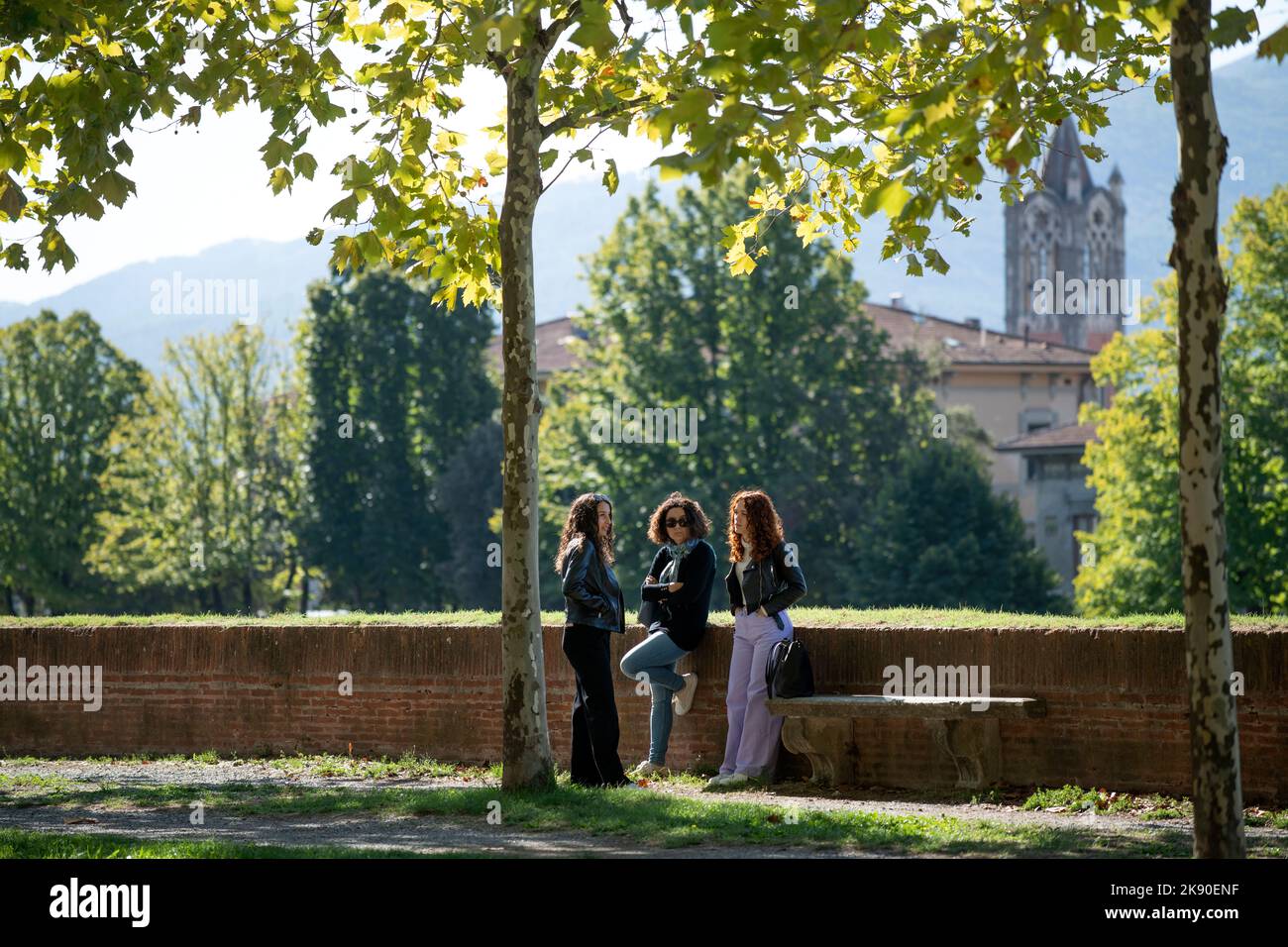 Lucca Tuscany Italy September 2022 Lucca is a city and comune in ...