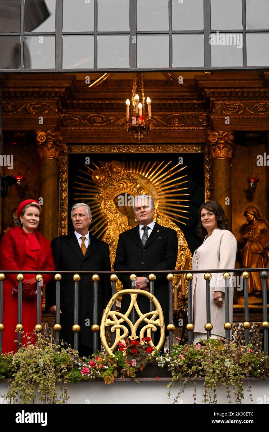 Diana Nausediene, wife of Lithuania President Gitanas Nauseda ...