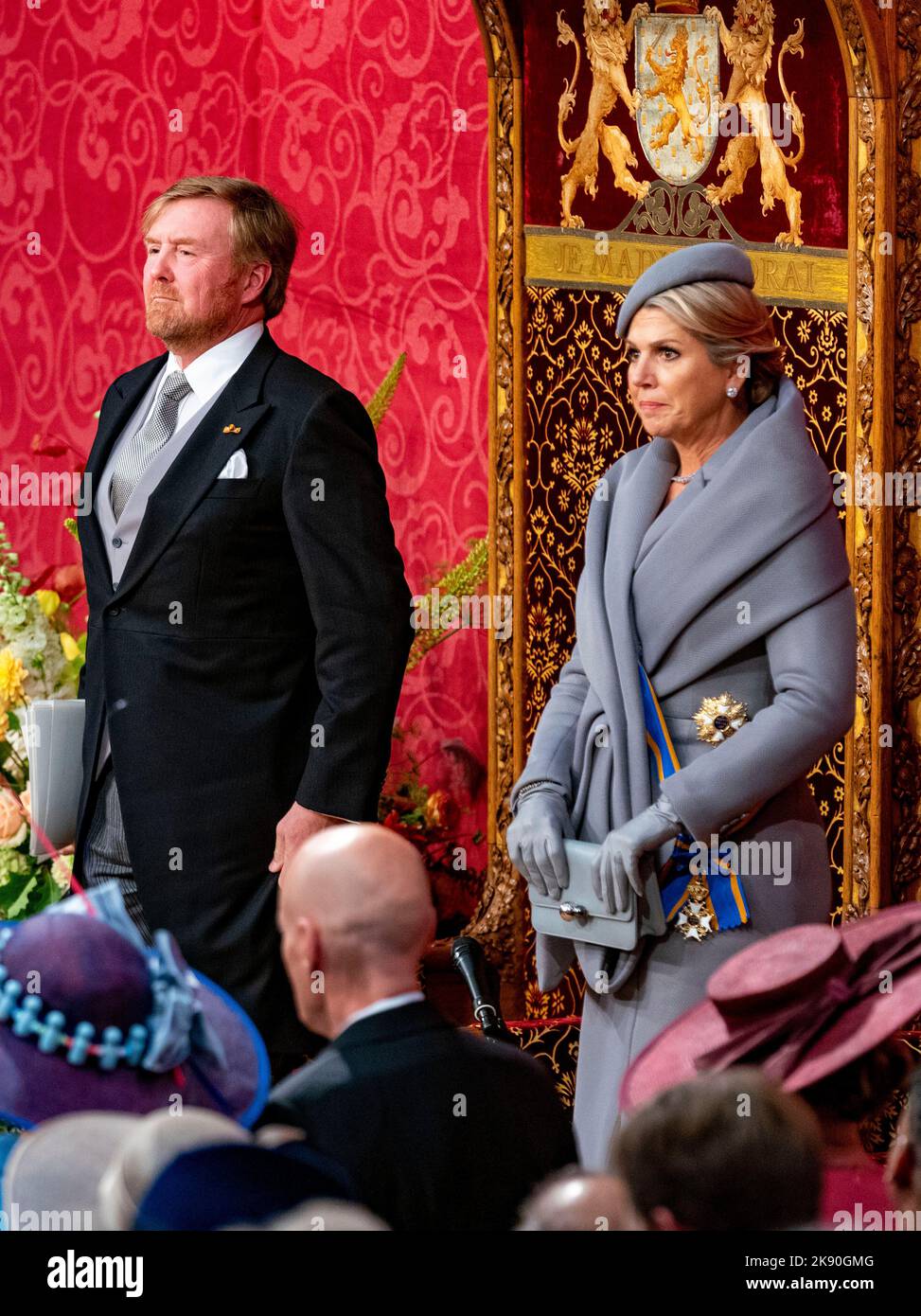 20-09-2022 Troonrede Queen Maxima and King Willem-Alexander during the ...