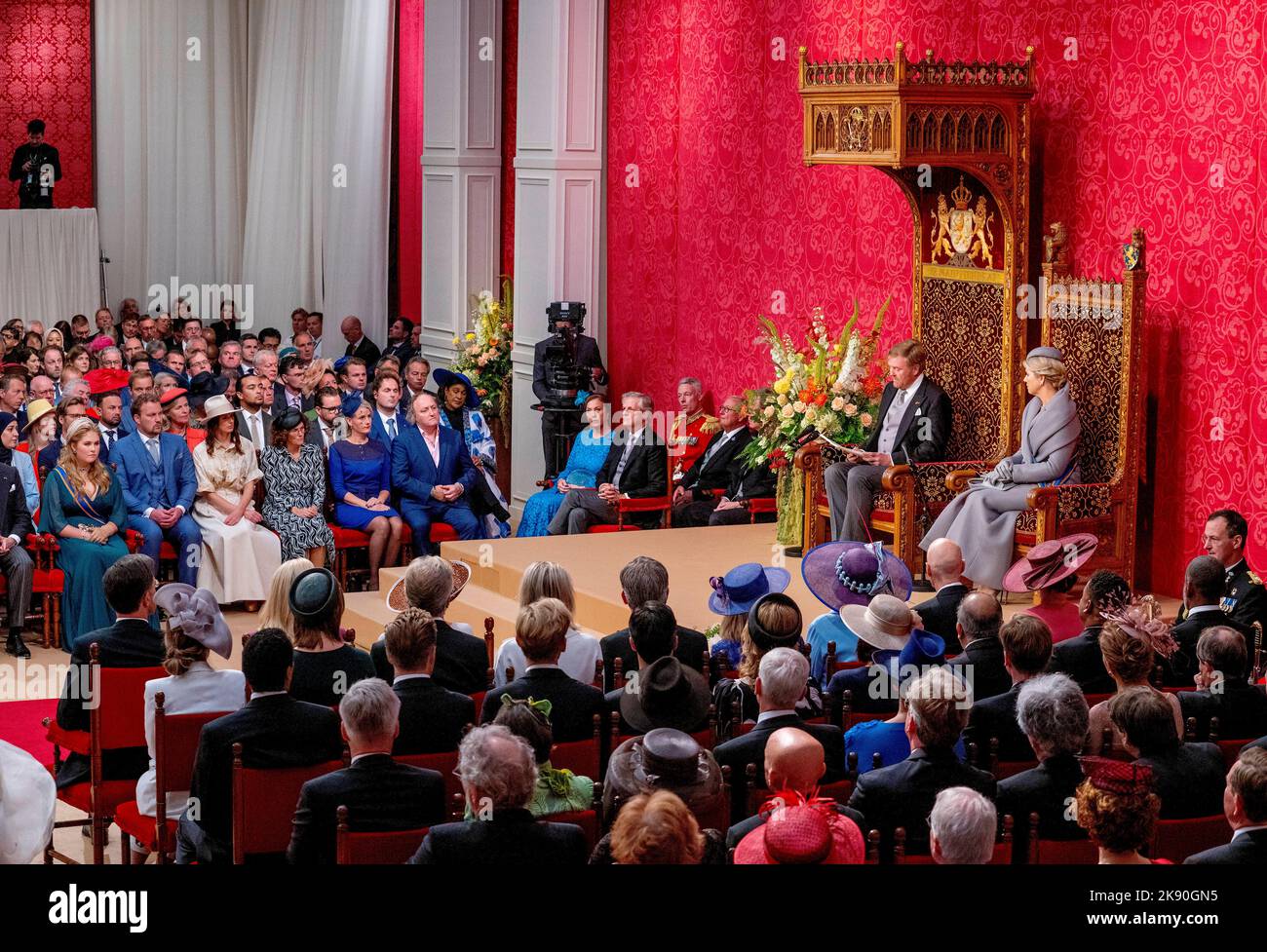 20-09-2022 Troonrede Queen Maxima and King Willem-Alexander and ...