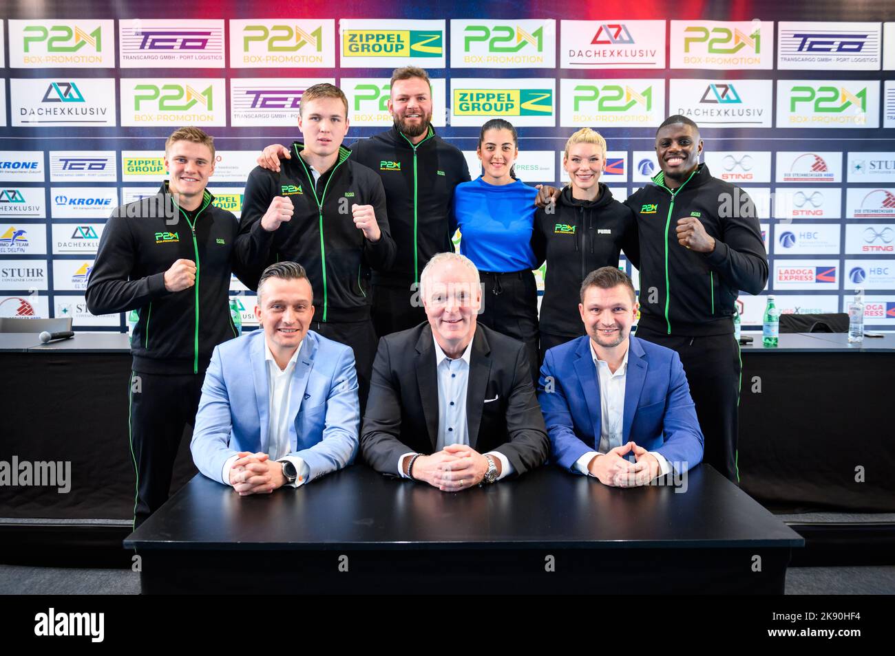 Hamburg, Germany. 25th Oct, 2022. Simon Zachenhuber (f.l.t.r. top ...