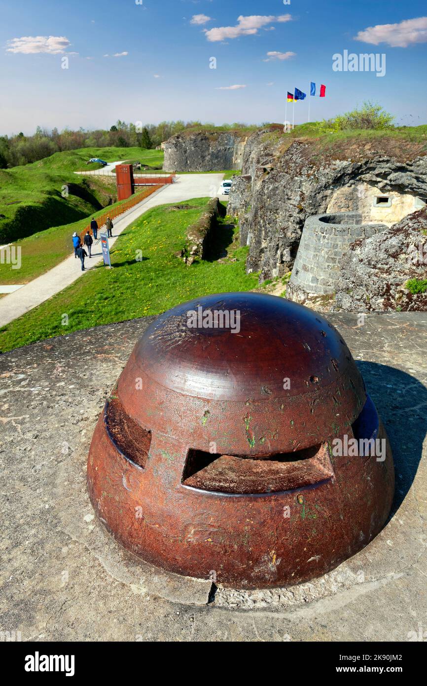 France, Meuse, Douaumont, the military fort of Douaumont, battlefield ...
