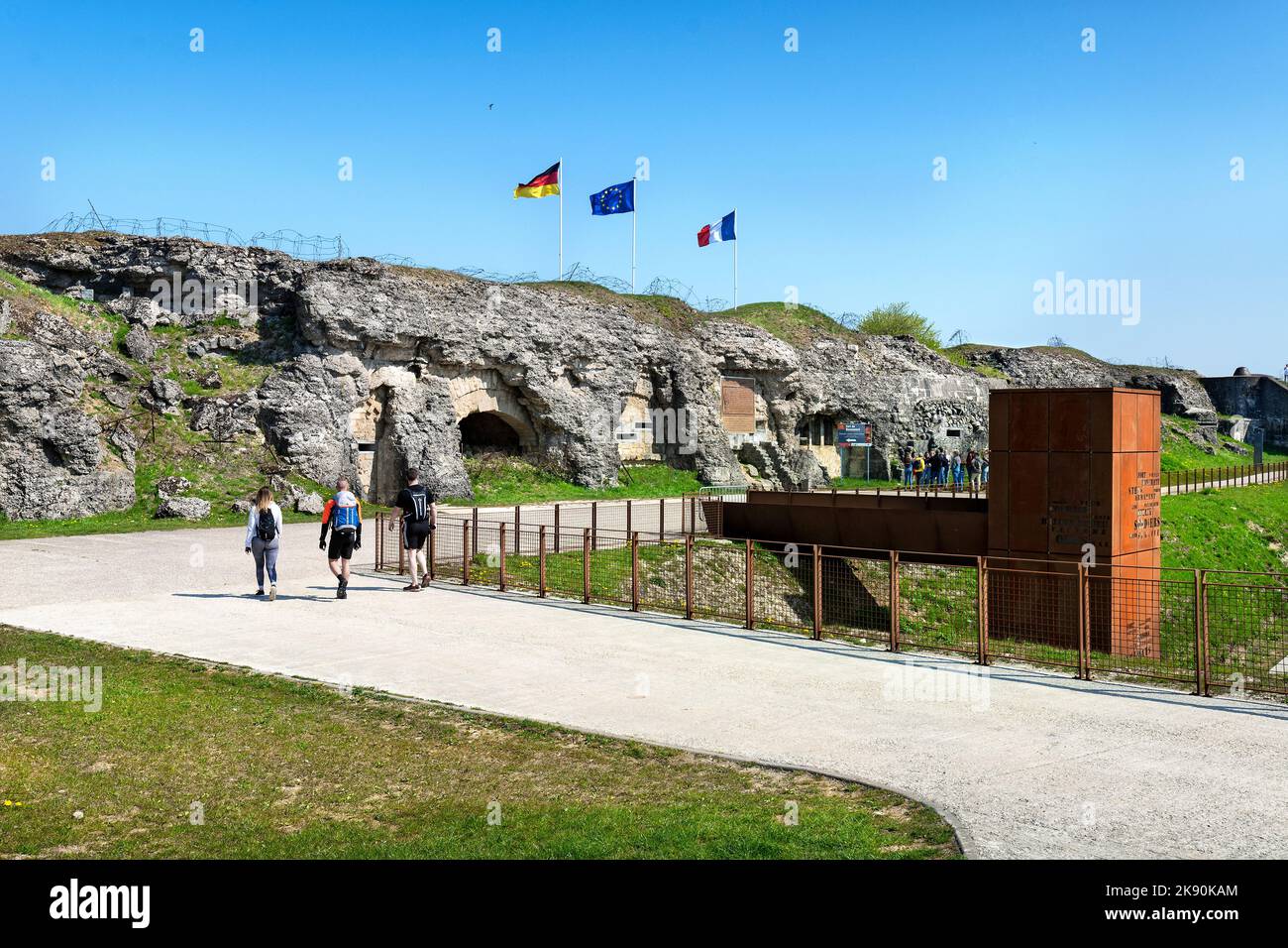 France, Meuse, Douaumont, the military fort of Douaumont Stock Photo ...