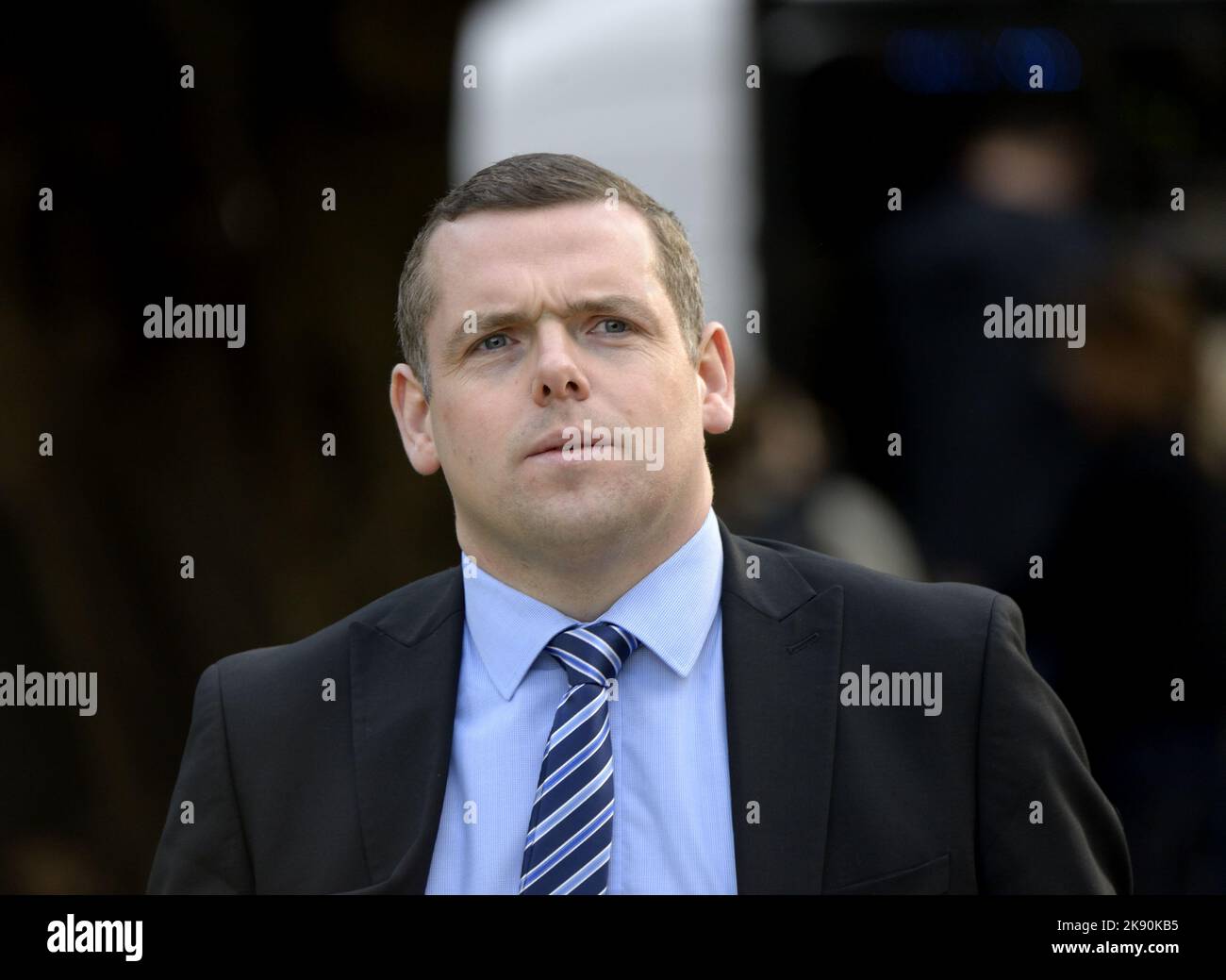 Douglas Ross MP (Con: Moray) leader of the Scottish Conservative Party ...