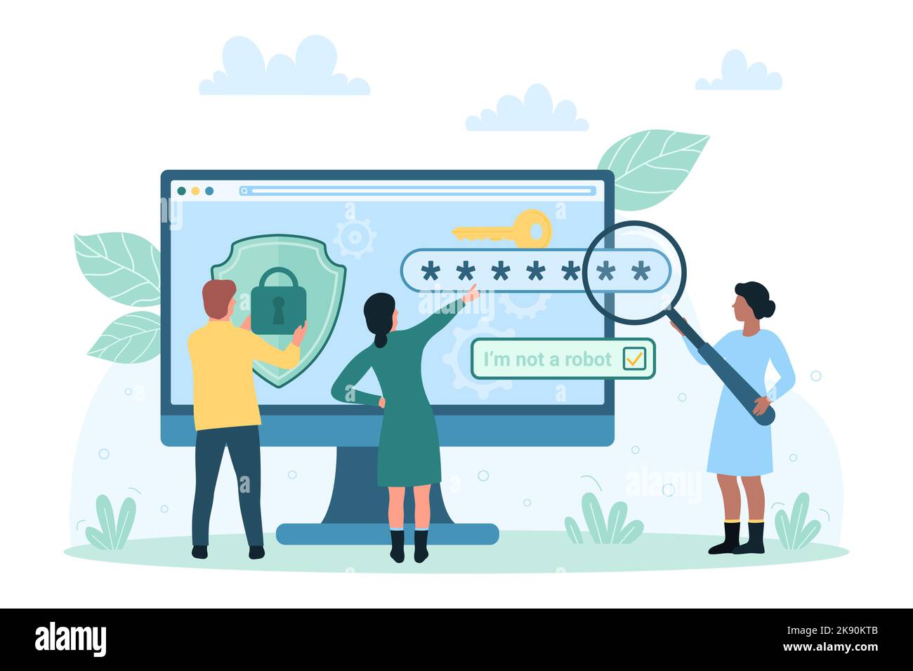 User verification after registration or authorization vector ...