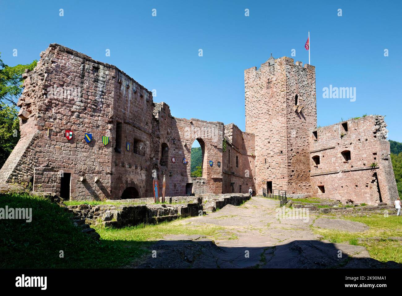 France, Alsace, Bas Rhin, Wangenbourg Engenthal castle Stock Photo - Alamy