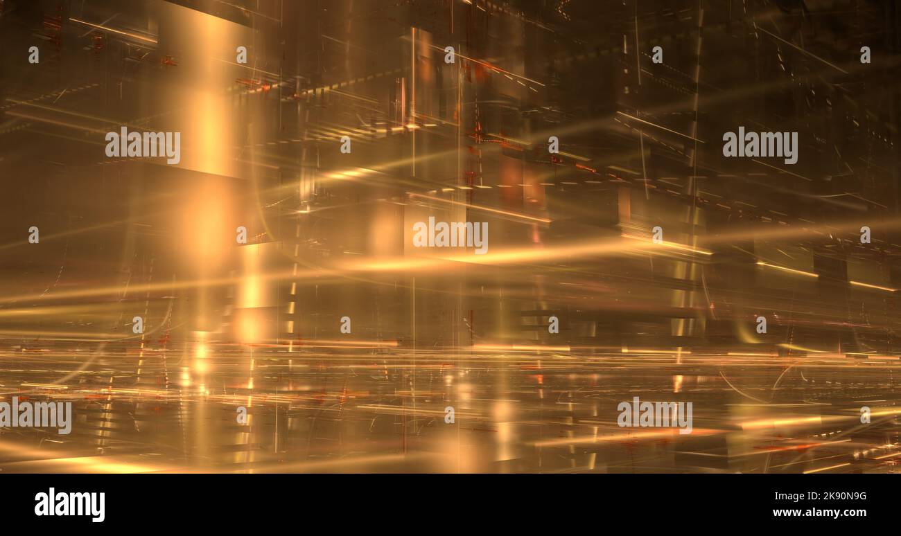 Computer generated abstract tehnology image. Three-dimensional 3D ...