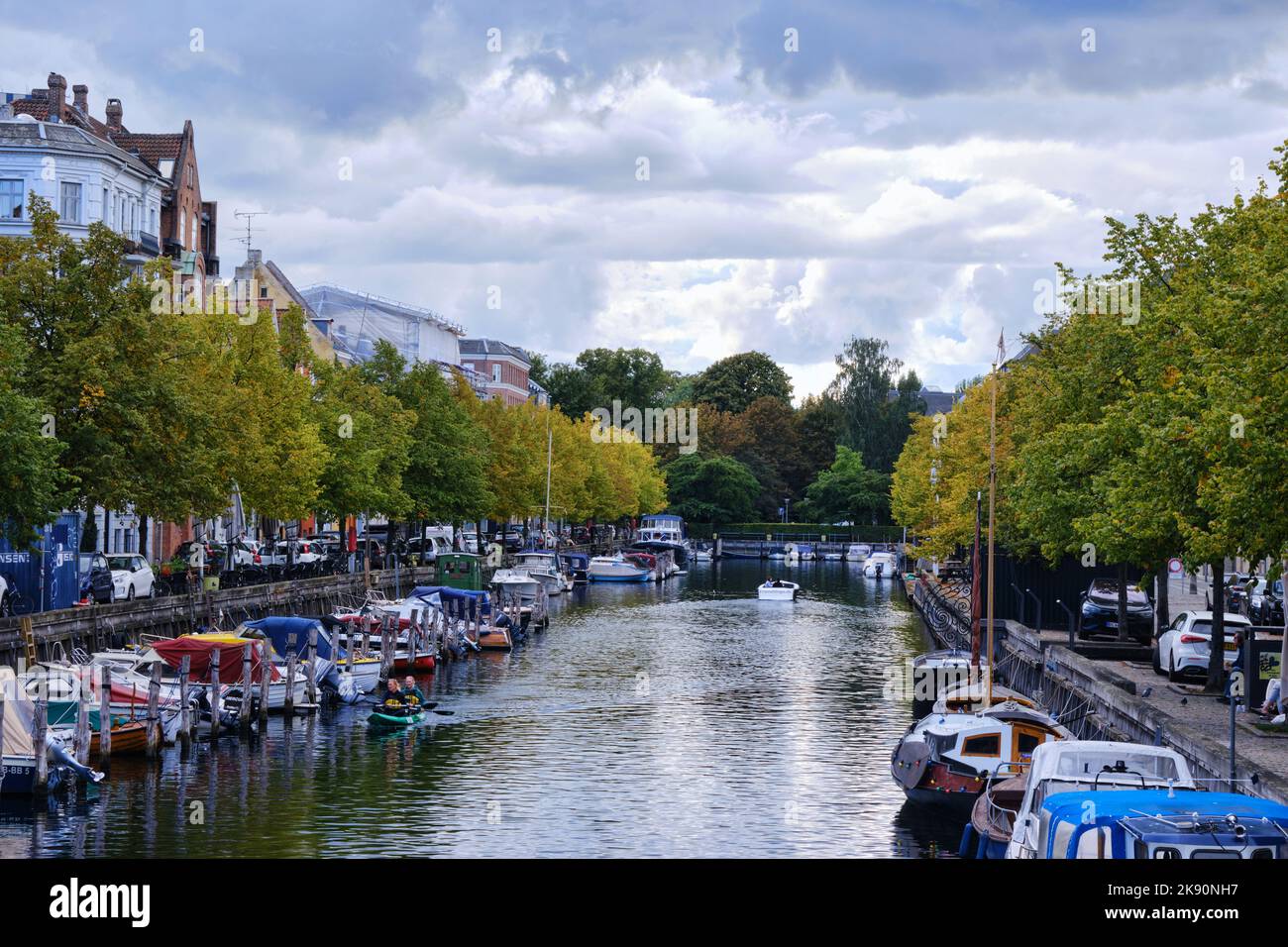 Copenhagen, Denmark - Sept 2022: Historical canal and waterfront houses ...