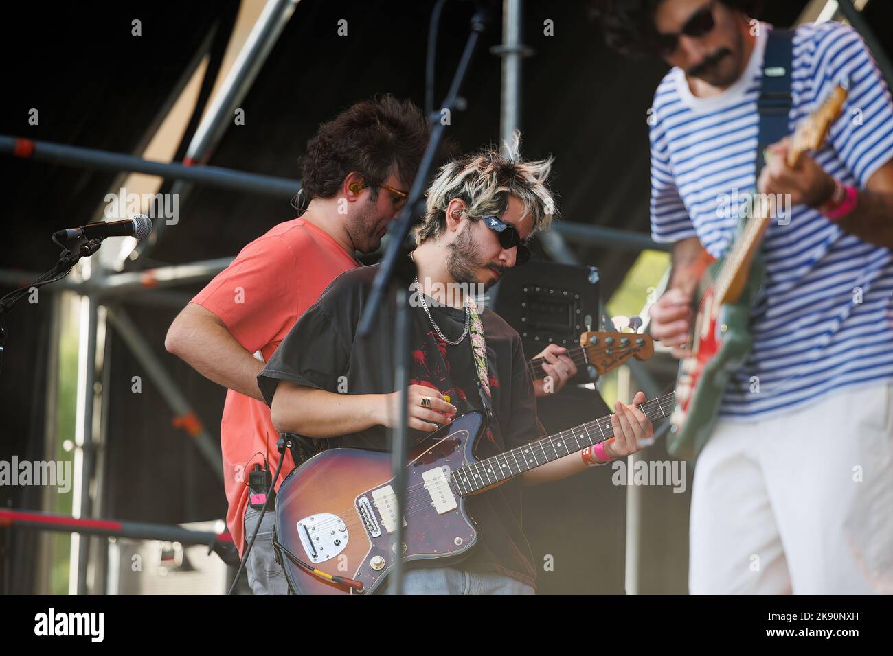 ZARAGOZA, SPAIN - SEP 3: Little Jesus (indie rock band from Mexico ...