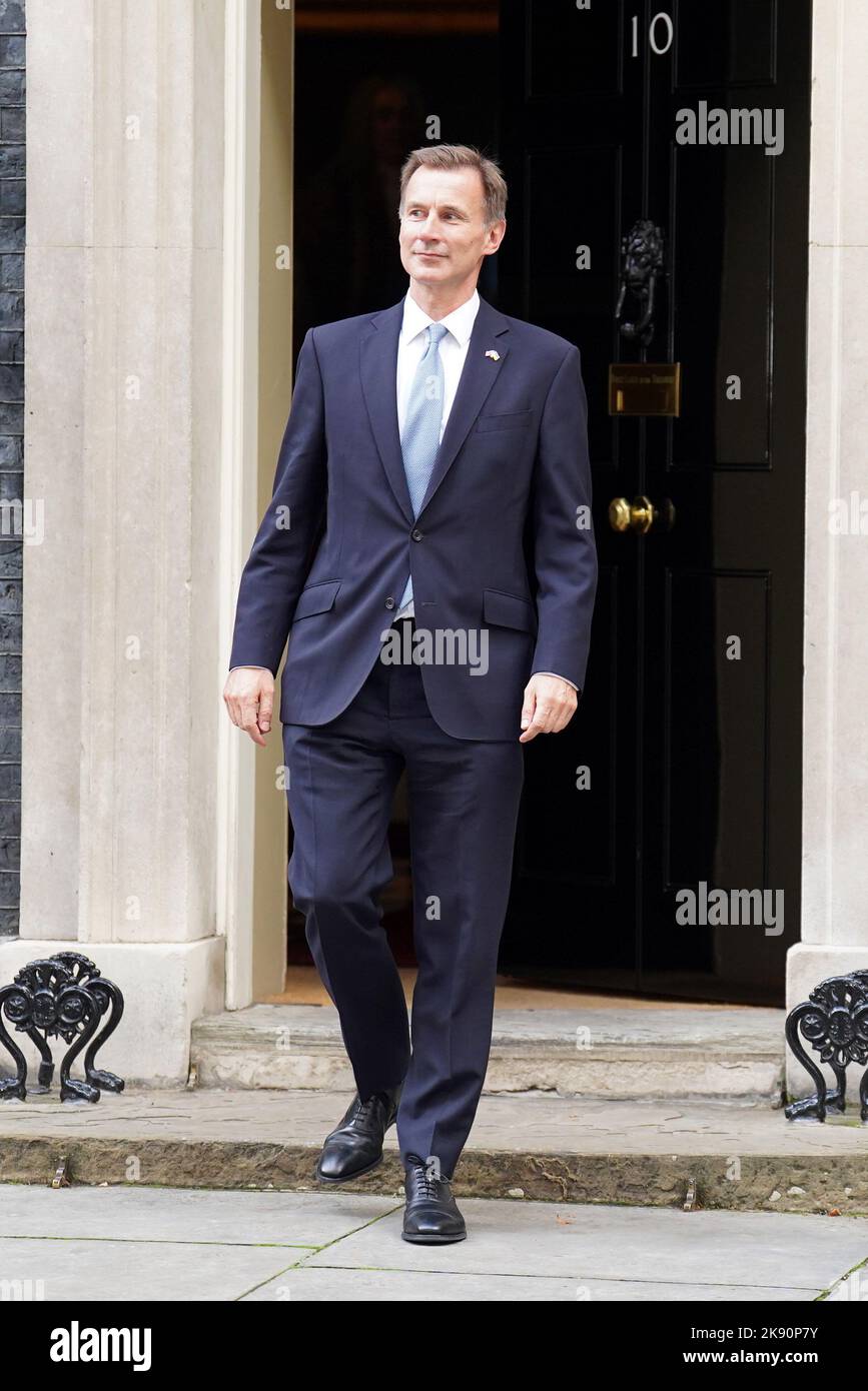 Jeremy Hunt, who has been reappointed as Chancellor of the Exchequer ...