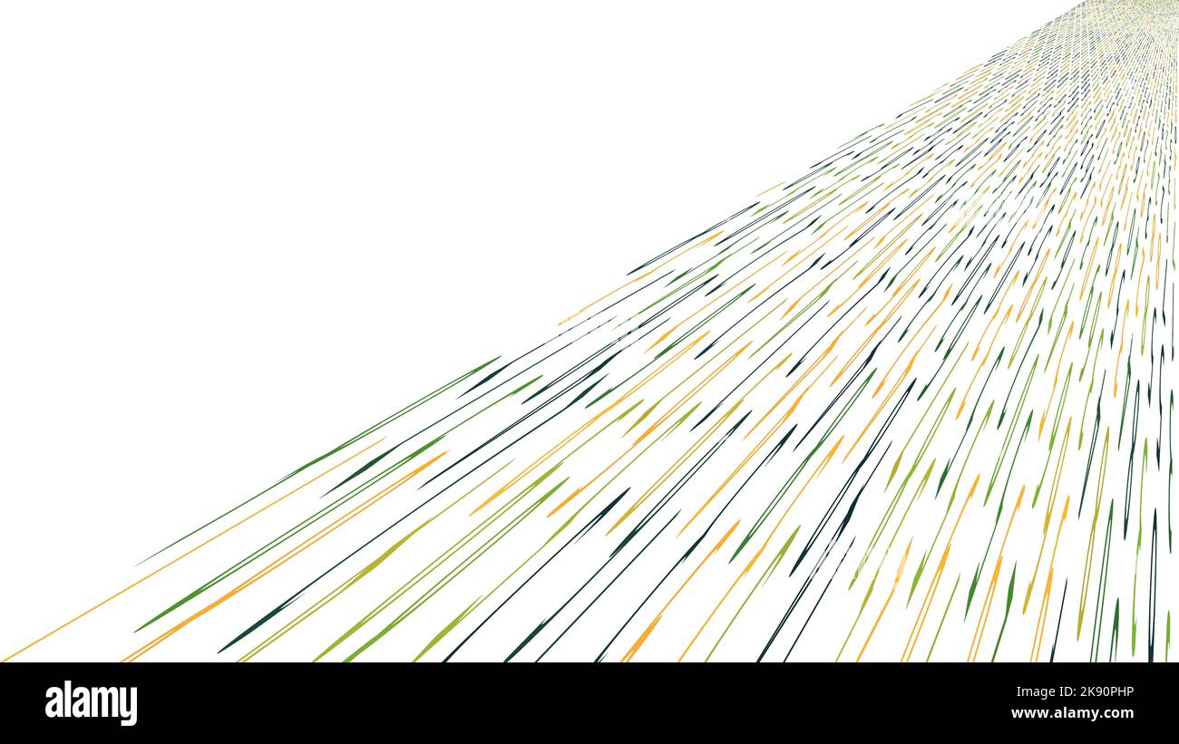 Digital diagonal road made of numbers with receding perspective. Vector ...