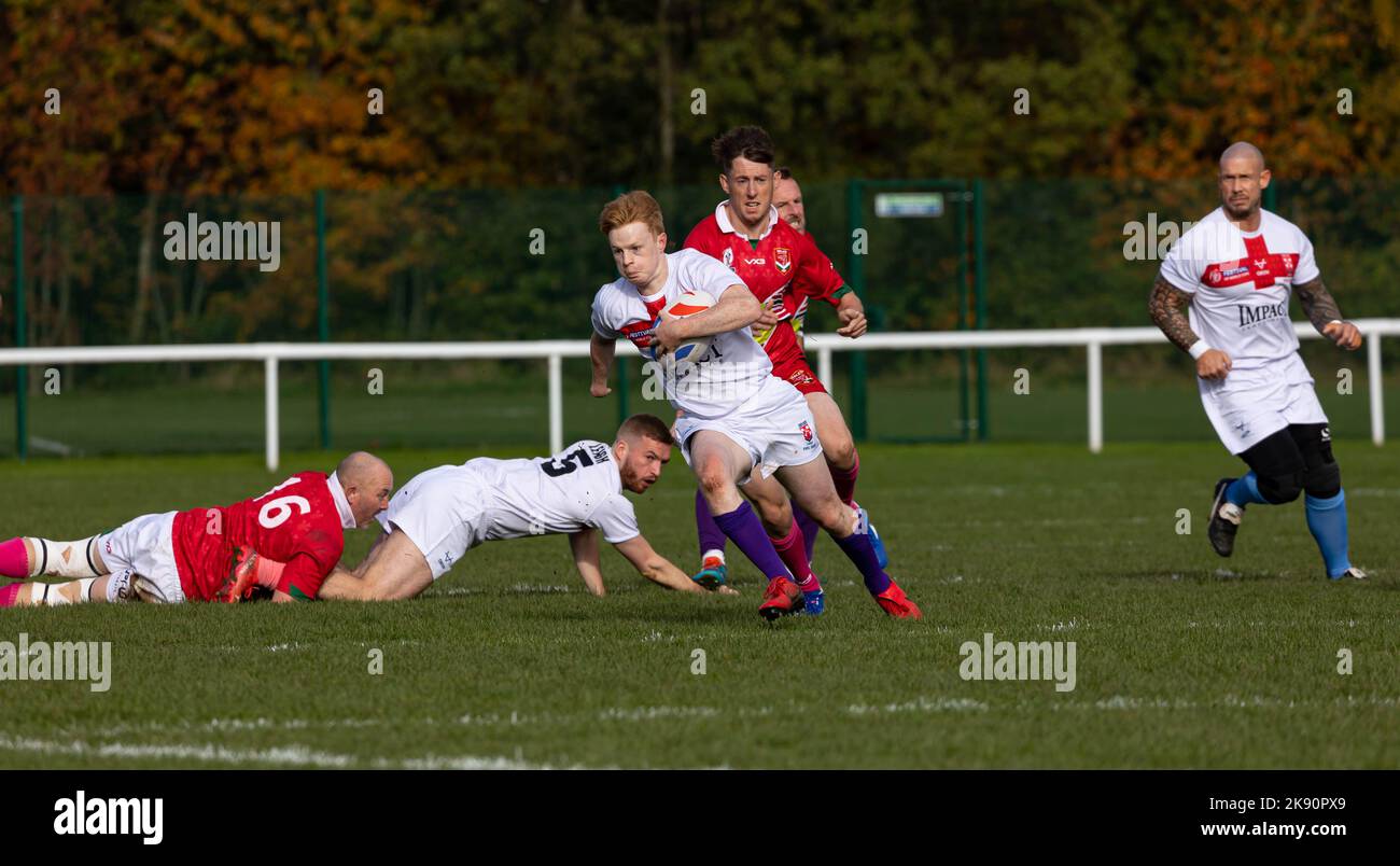 Warrington, Cheshire, England - 25 October 2022 - England took on Wales ...