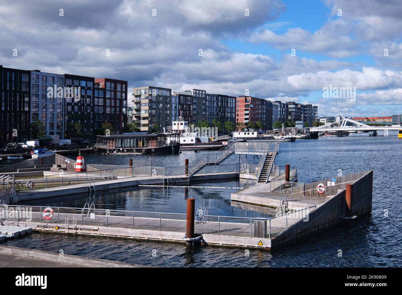 Copenhagen, Denmark - Sept 2022: Modern housing estate in Copenhagen ...