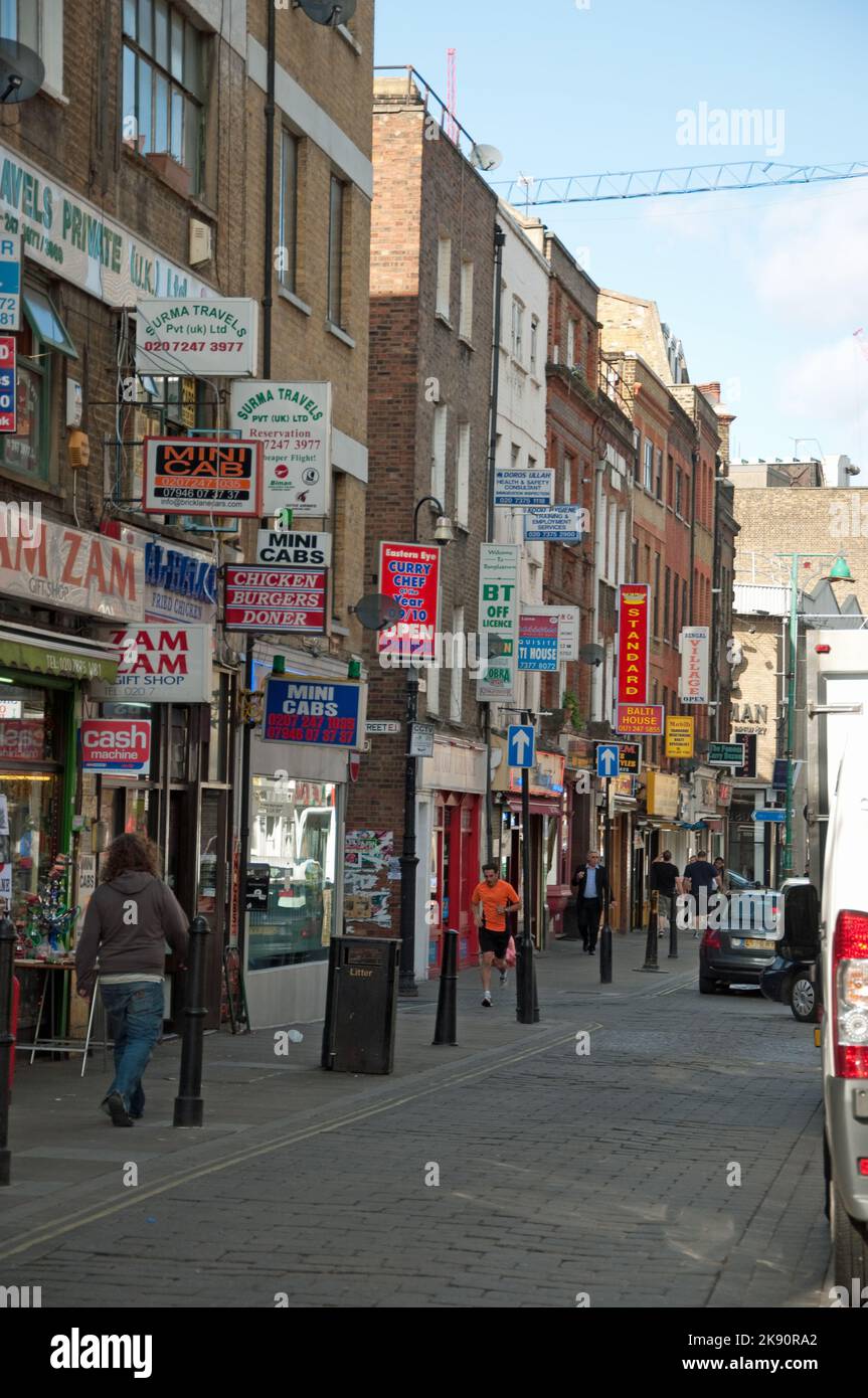 Indian shops and tower hamlets hi-res stock photography and images - Alamy