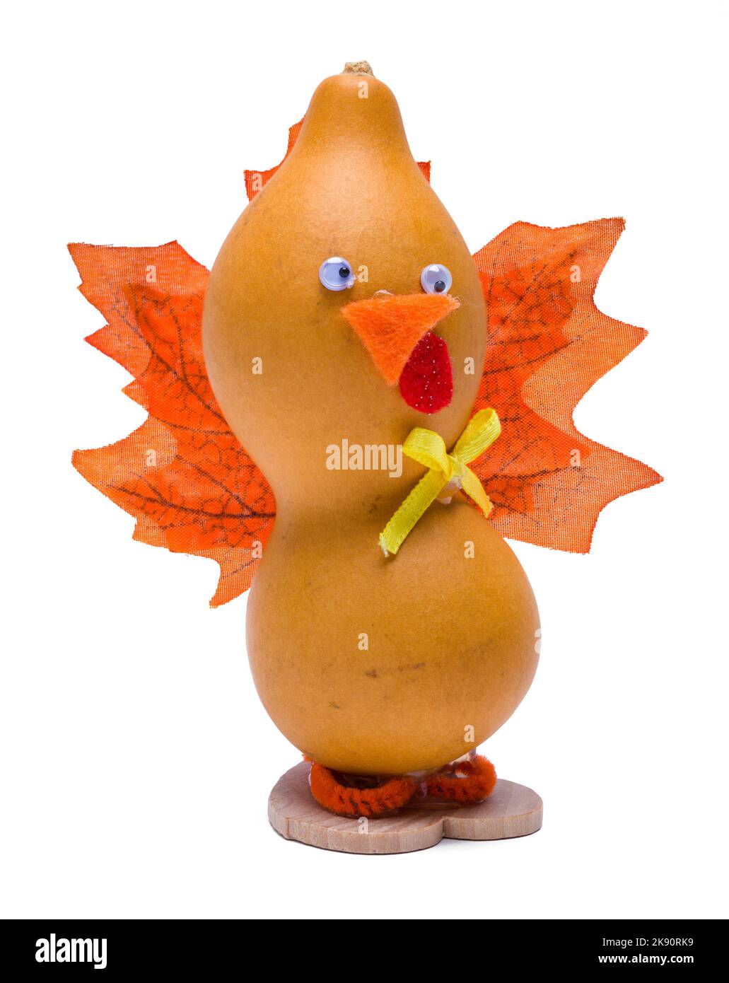 Thanks Giving Turkey Decoration Cut Out on White Stock Photo - Alamy