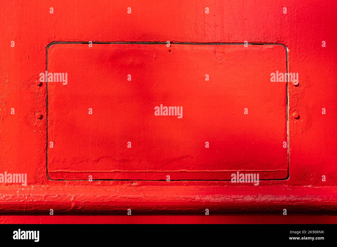 Red background with a rectangular frame Stock Photo - Alamy