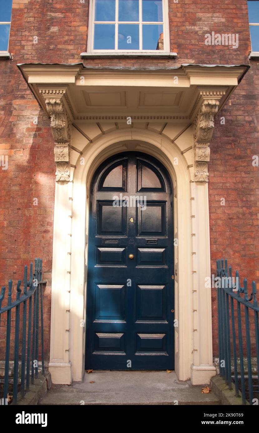 Entrance, 18th Century House, Fournier Street, Tower Hamlets, East ...