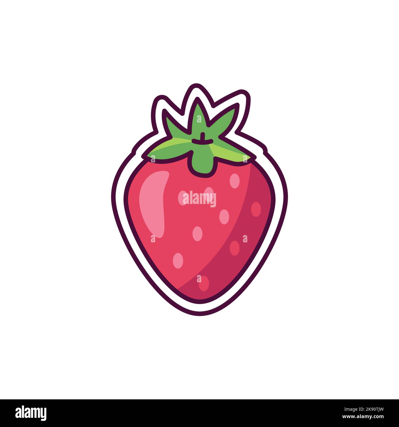 Cute Strawberry Icon