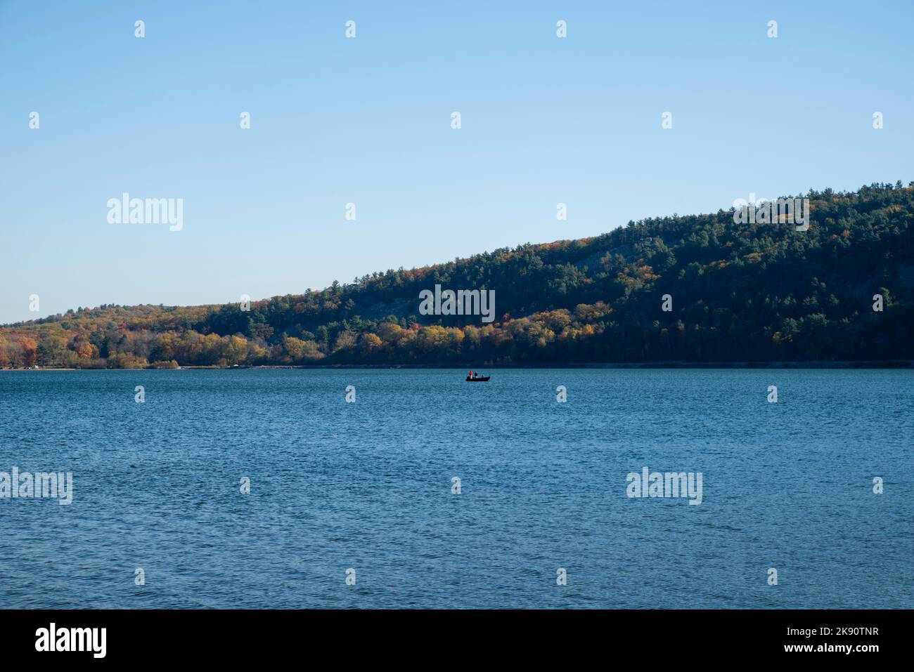 Photograph of Devil's Lake State Park on a gorgeous autumn morning ...
