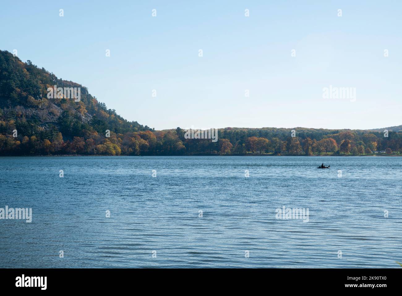 Photograph of Devil's Lake State Park on a gorgeous autumn morning ...