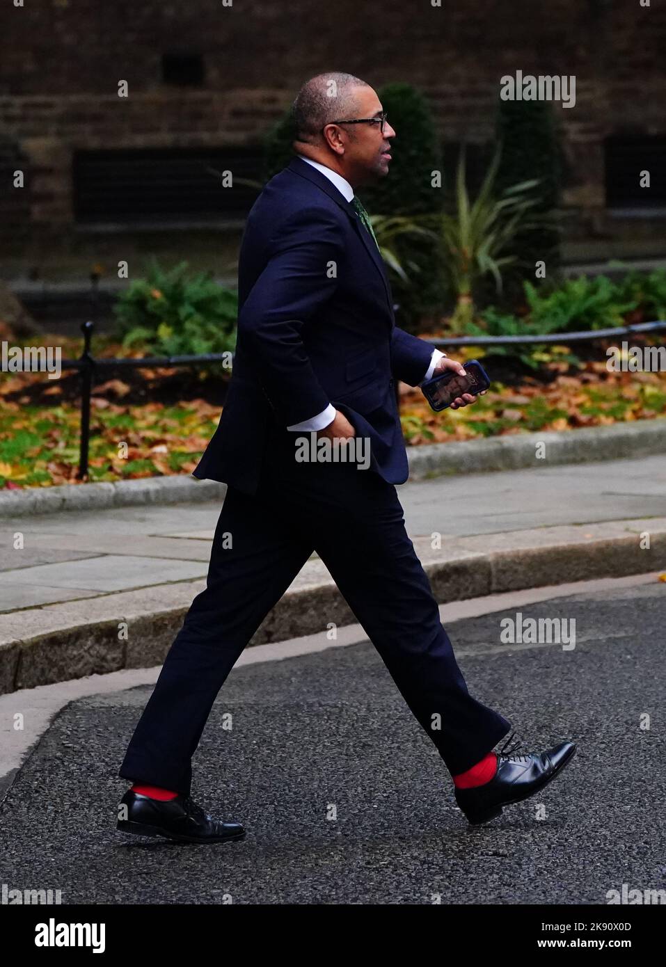 James Cleverly leaving Downing Street, London after Rishi Sunak has ...