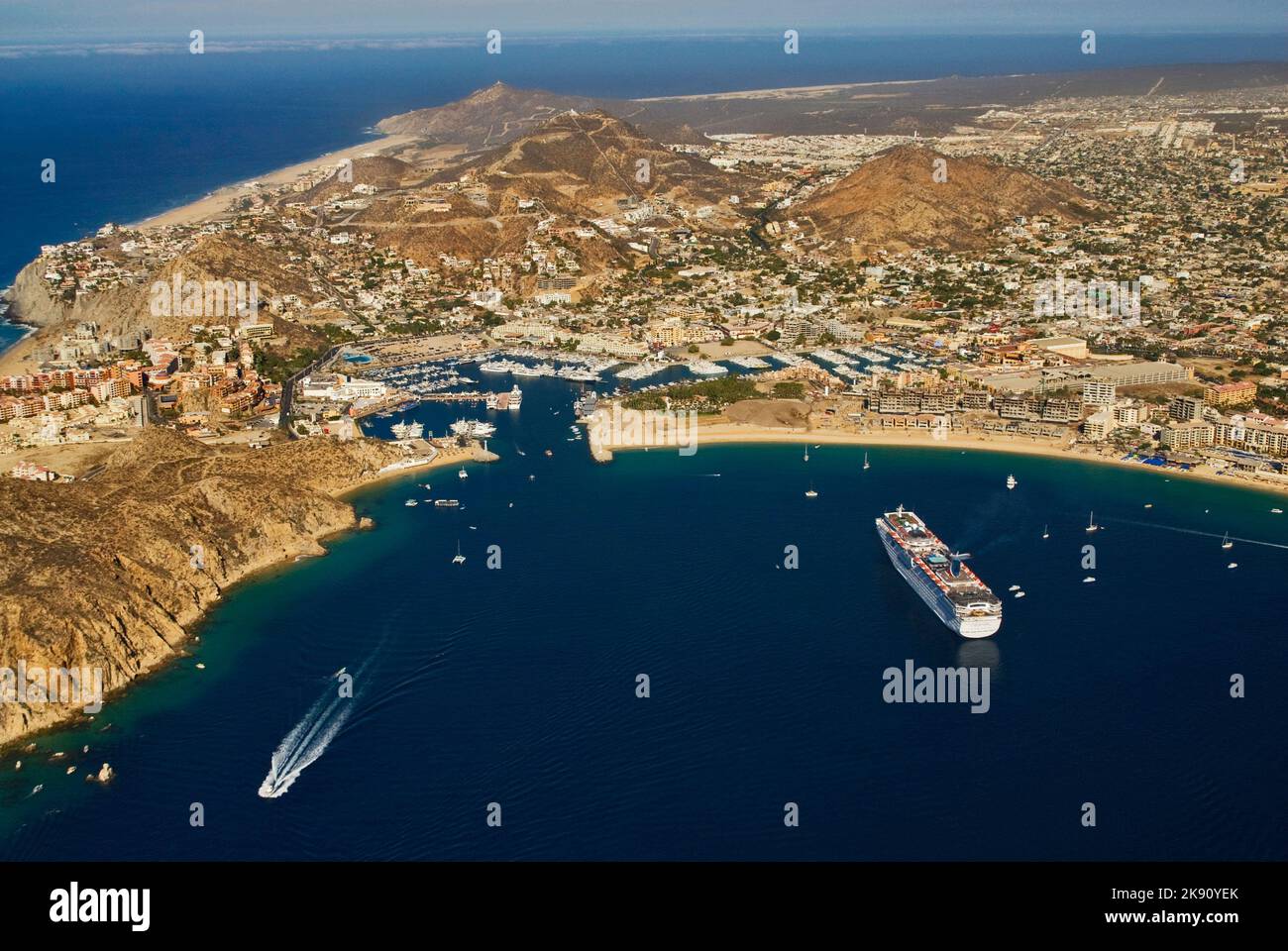 Flying ultralight over Cabo San Lucas, Baja California Sur, Mexico ...