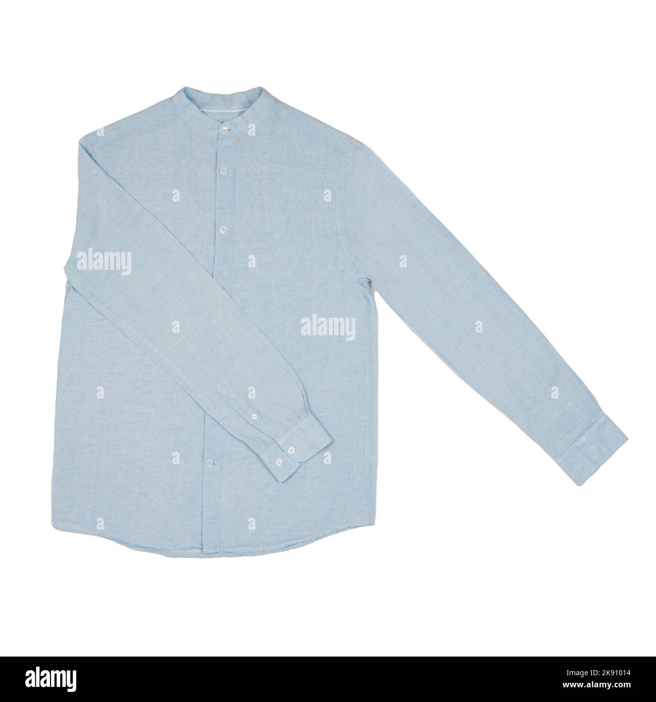 still life. Studio shot detail of a men's shirt laid flat Stock Photo ...