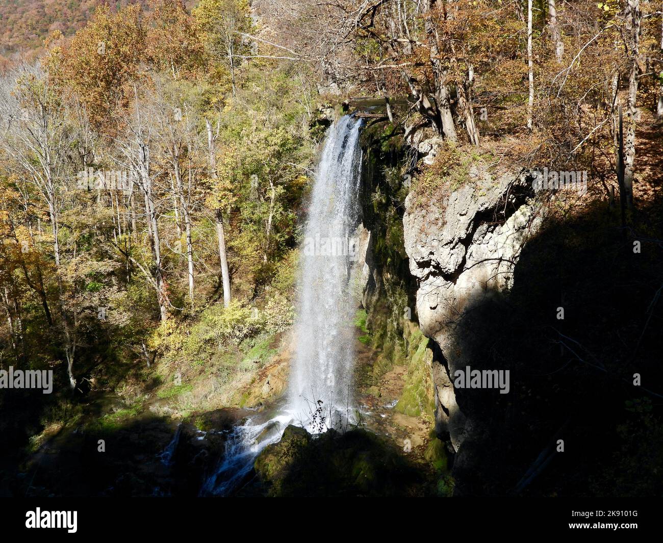 Falling Springs waterfall in Va.USA Stock Photo - Alamy