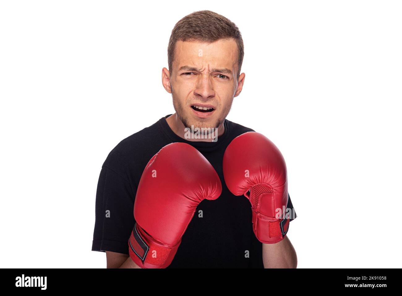 Boxing punch young professional fighter hi-res stock photography and ...