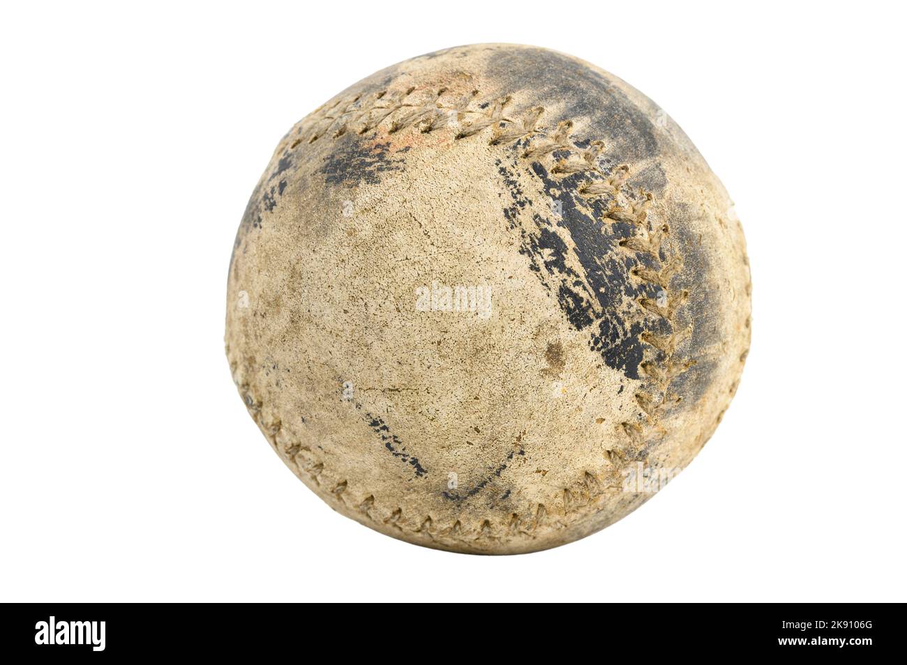 Dirty and used baseball ball Stock Photo - Alamy